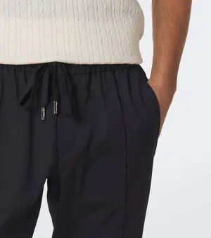 Dolce & Gabbana Wool-blend Gabardine Tapered Pants