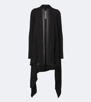 Rick Owens Virgin Wool Cardigan - Black