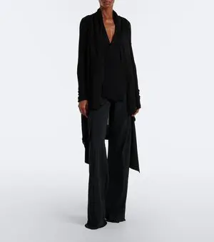 Rick Owens Virgin Wool Cardigan - Black