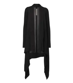 Rick Owens Virgin Wool Cardigan - Black