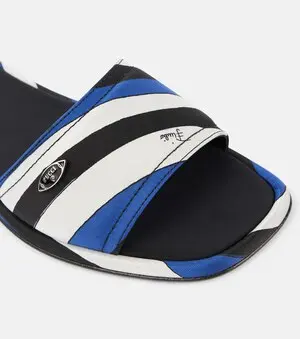 Emilio Pucci Yummy Iride" Slides - Blue
