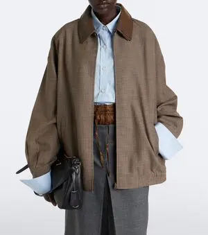 Prada Cotton Poplin Tie-neck Shirt