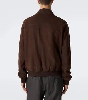 ARMA Tomme Reversible Suede Blouson Jacket - Brown
