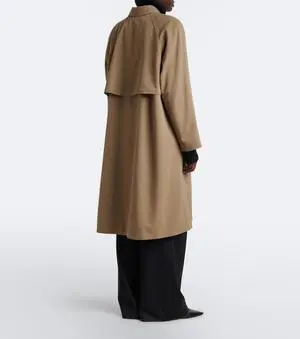THE ROW Emma Double-breasted Wool Coat