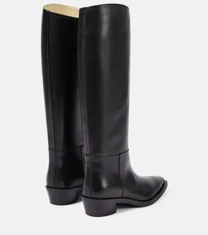 Proenza Schouler Bronco Leather Knee-high Boots - Black