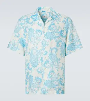 Etro Paisley Linen Shirt - White