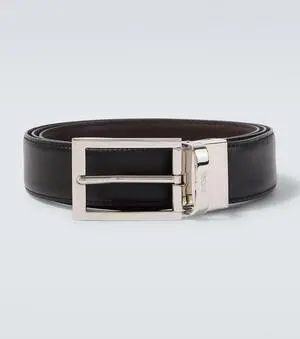 Zegna Leather Belt - Black