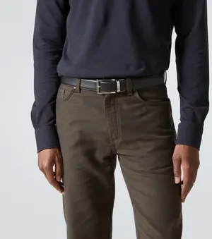 Zegna Leather Belt