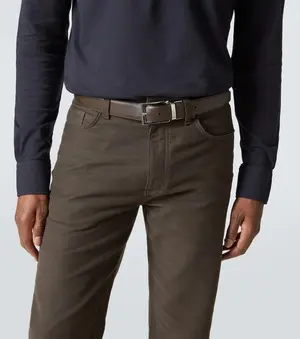 Zegna Leather Belt