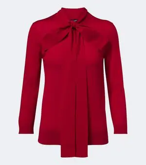 Dolce & Gabbana Bow-detail Virgin Wool Sweater