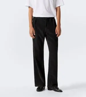 THE ROW Paulo Cotton Corduroy Wide-leg Pants