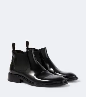 THE ROW Gable Leather Chelsea Boots