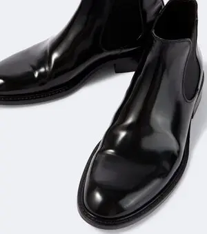 THE ROW Gable Leather Chelsea Boots
