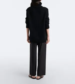 THE ROW Jaine Silk Wide-leg Pants