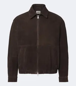 ARMA Maddox Suede Blouson Jacket - Brown