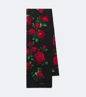 Dolce & Gabbana Floral Silk Scarf - Multicoloured