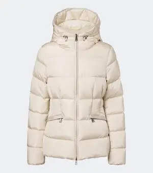 Moncler Avoce" Hooded Down Jacket - White