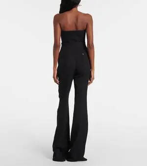 Alexander McQueen High-rise Wool Flared Trousers