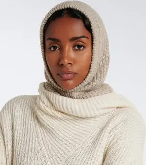LEMAIRE Alpaca And Yak Balaclava - Beige