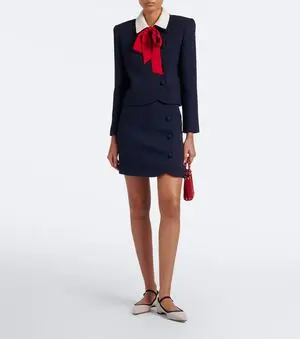 Manolo Blahnik Suede Ballet Flats