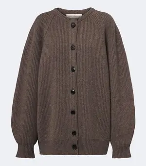 Nour Hammour Laurel Cardigan - Brown