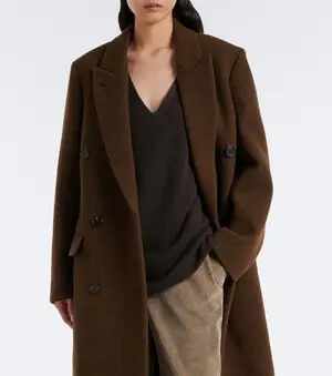 THE ROW Oversized V-neck Cashmere Sweater