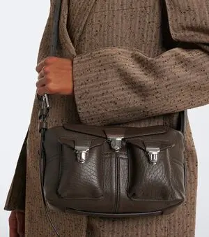 LEMAIRE Gear Mini Leather Shoulder Bag