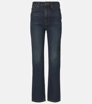 Khaite Abigail High-rise Straight Jeans - Blue