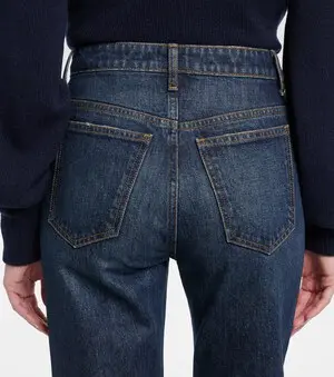Khaite Abigail High-rise Straight Jeans