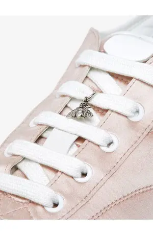 Alexander McQueen Silk Blend Lace-up Sneakers - Shell Pink