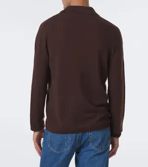 THE ROW Ripley Cashmere Polo Sweater