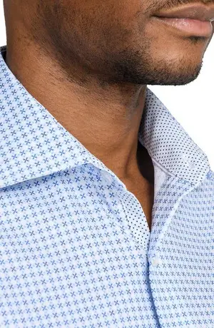 W.R.K Cross Diamond Performance Dress Shirt