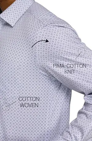 W.R.K Geo Reworked Button Up Shirt