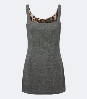 Dolce & Gabbana Wool Tweed Minidress