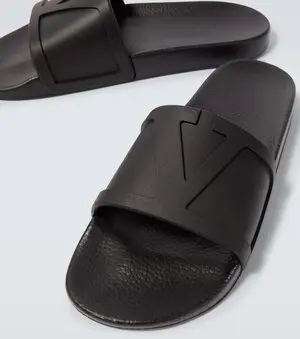 Valentino Garavani Vlogo Slides - Black