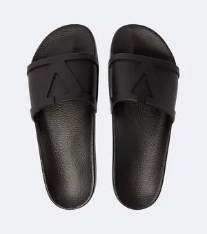 Valentino Garavani Vlogo Slides - Black