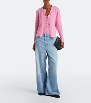 ERES Sucrerie Pointelle Wool-blend Cardigan