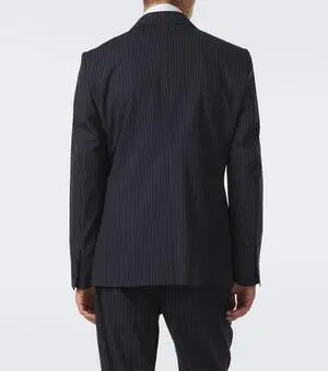 Dolce & Gabbana Pinstripe Double-breasted Wool-blend Blazer