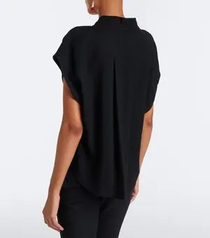 Isabel Marant Étoile Selene Tie-neck Crêpe Blouse - Black