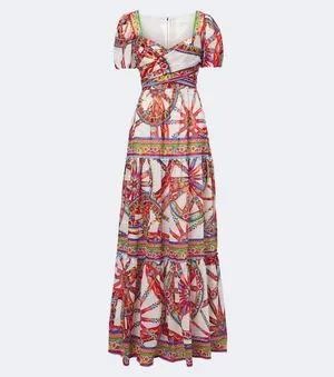 Dolce & Gabbana Carretto Cotton Maxi Dress