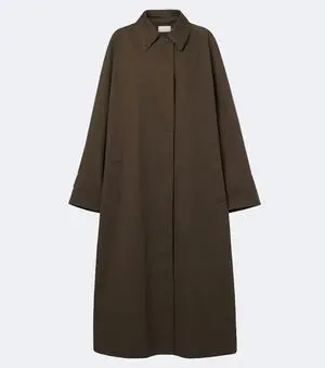 THE ROW Iza Cotton Gabardine Coat