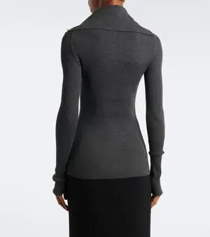 Dolce & Gabbana Embellished Ribbed-knit Wool Cardigan