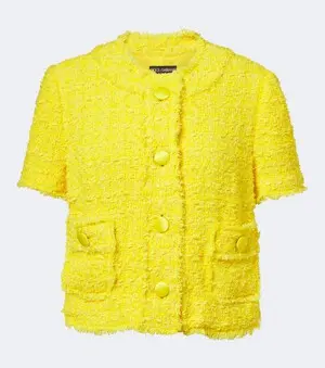 Dolce & Gabbana Cotton-blend Bouclé Jacket