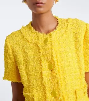 Dolce & Gabbana Cotton-blend Bouclé Jacket