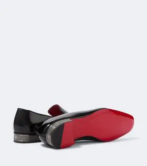 CHRISTIAN LOUBOUTIN Dandelion Galvin Patent Leather Loafers