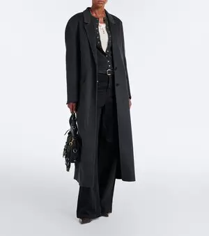 Isabel Marant Étoile Clesa Wool And Cashmere Coat - Grey