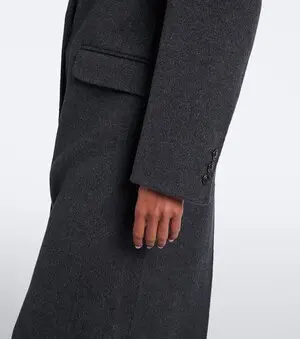Isabel Marant Étoile Clesa Wool And Cashmere Coat - Grey