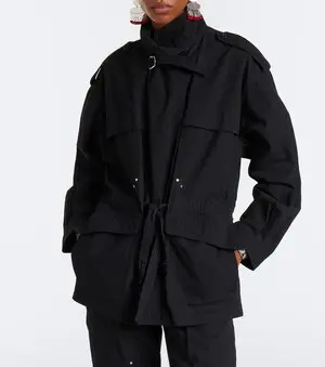Isabel Marant Étoile Adelys Cotton-blend Gabardine Jacket