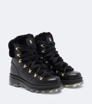 Bogner Swansea 9 B Leather Snow Boots - Black