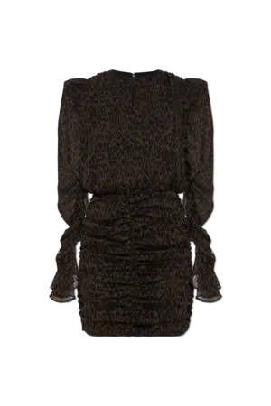 ROTATE BY BIRGER CHRISTENSEN Dress With Long Sleeves - Brown